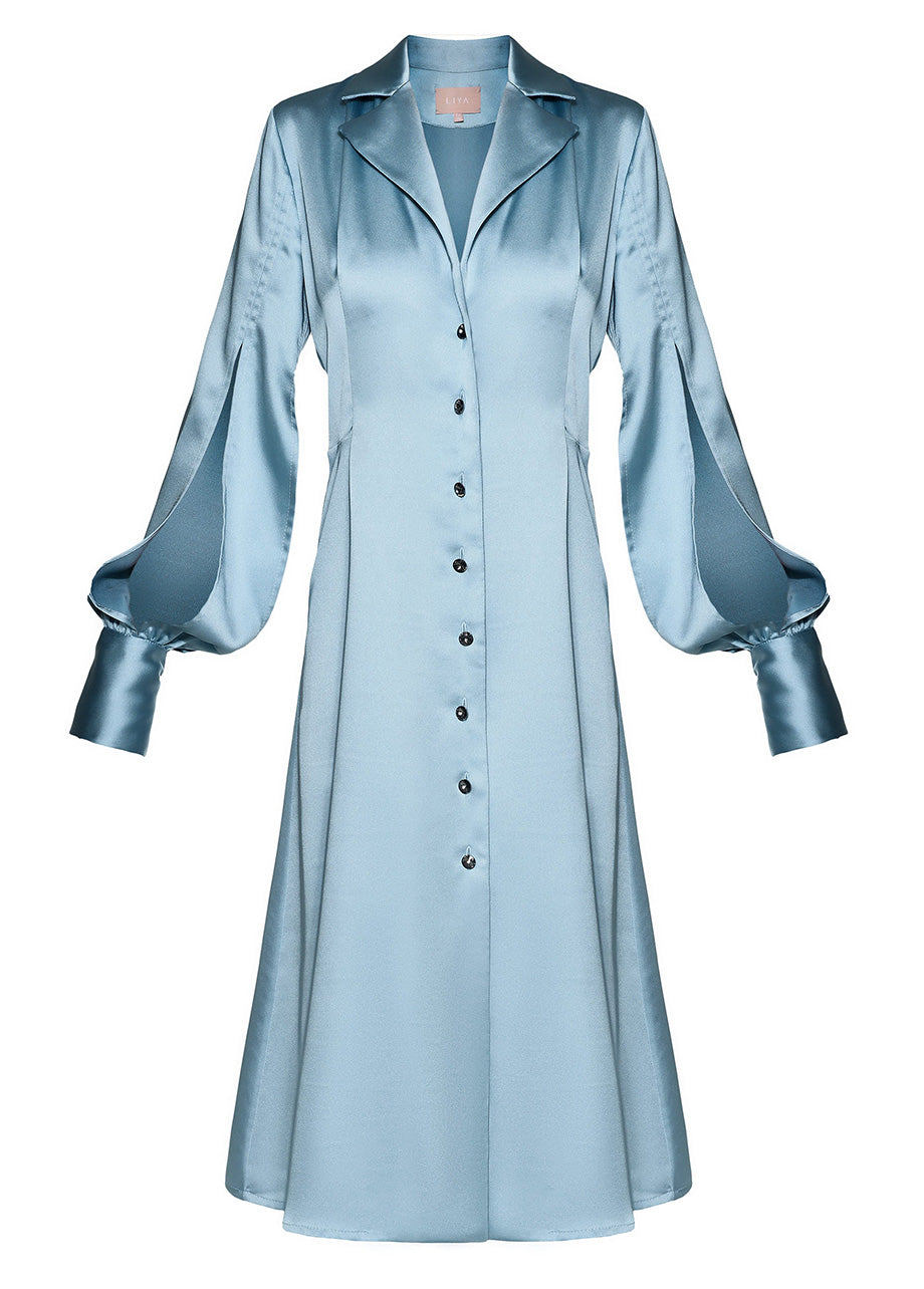 Aqua Robe Dress – TATA LA