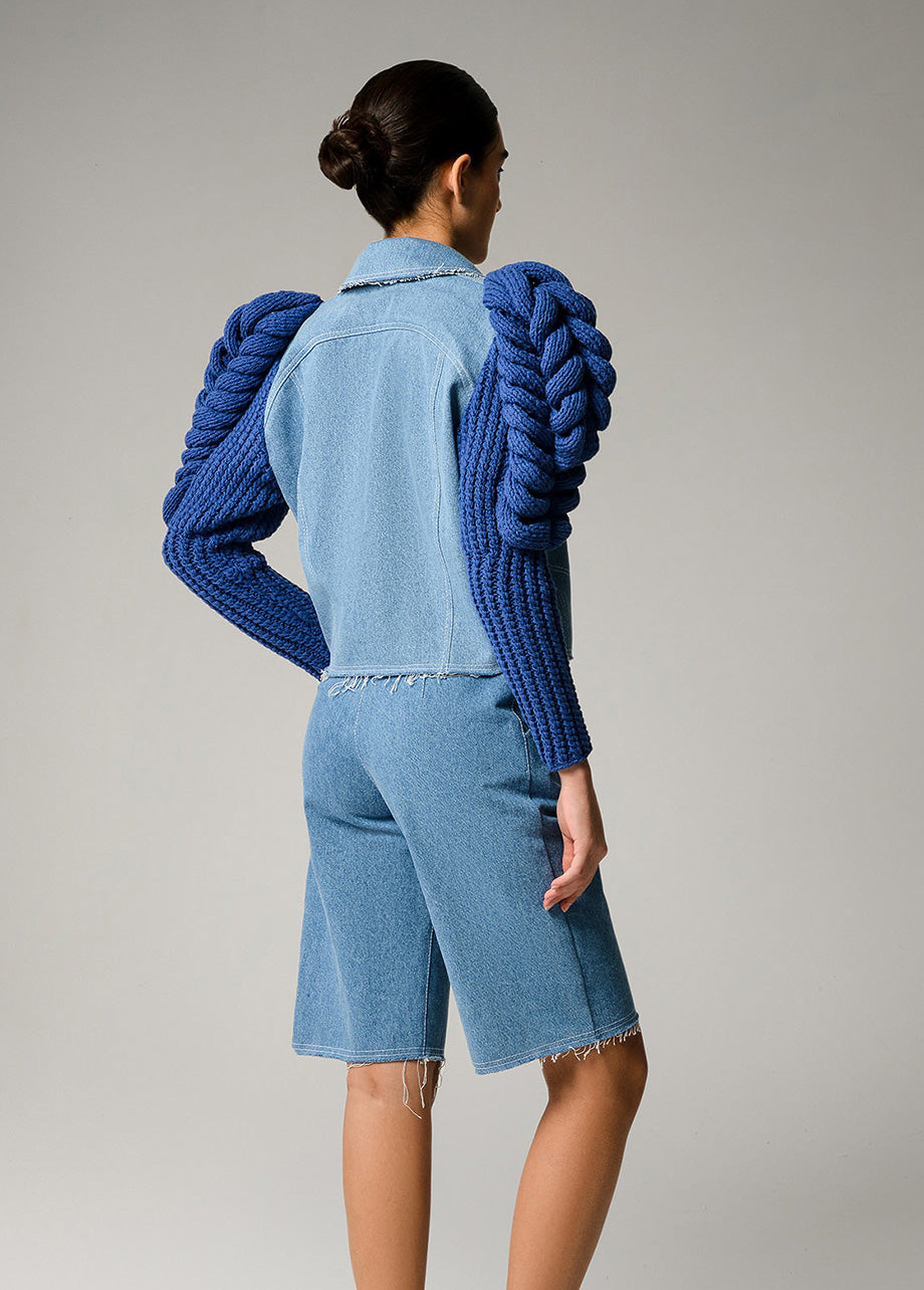 Aqua Denim Jacket – TATA LA