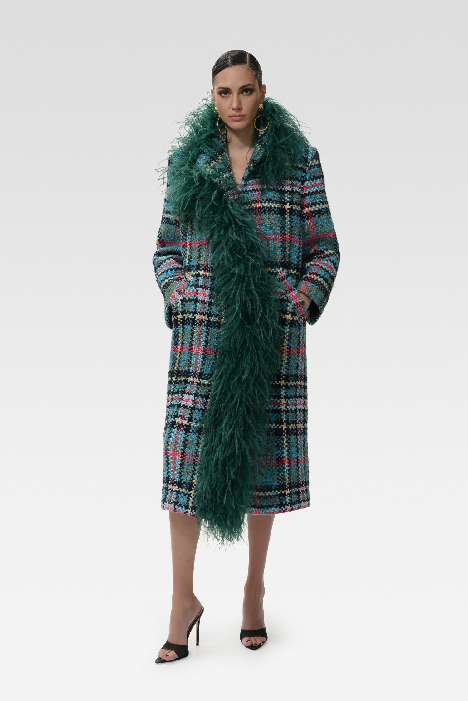 Tweed Boa Jacket – TATA LA