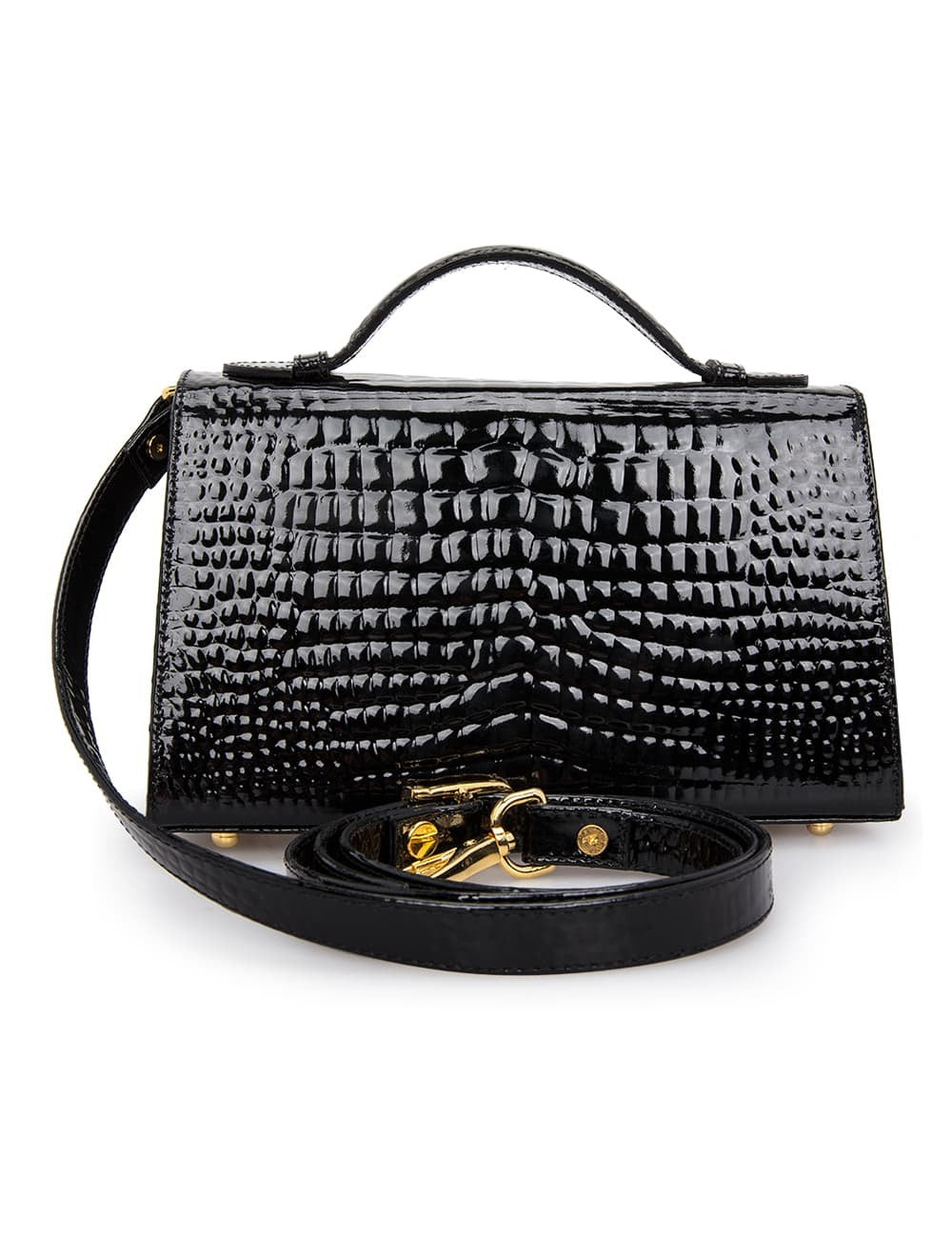 Amelie Pouch Patent Croco – TATA LA