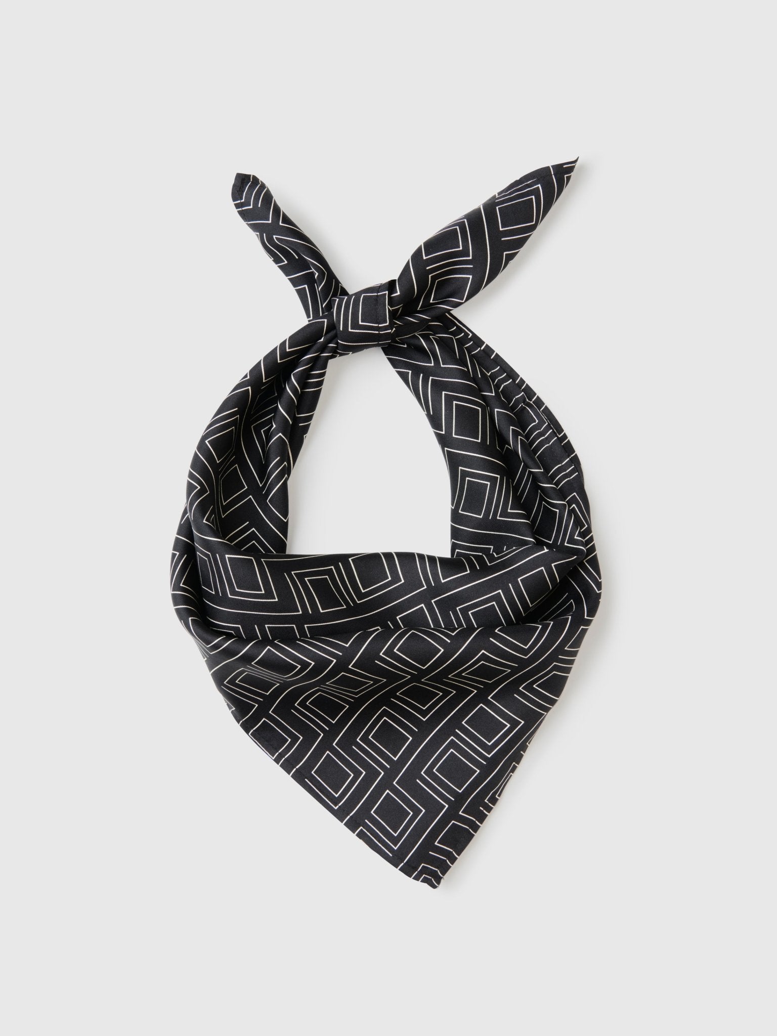 Monogram Silk Scarf – TATA LA
